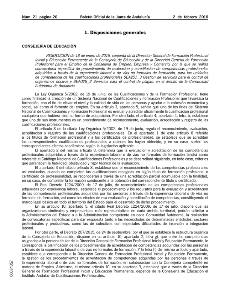 1. Disposiciones generales