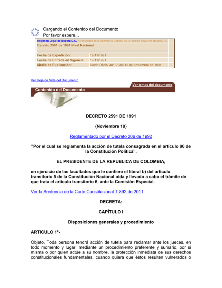 Decreto 2591