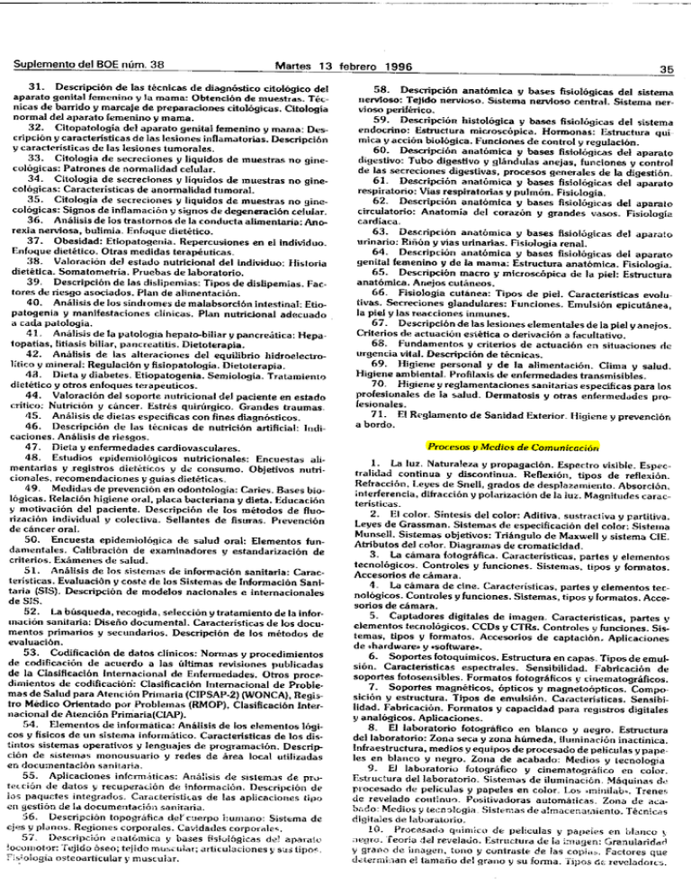 Procesos y medios de comunicaci n