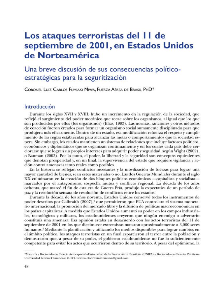 Los ataques terroristas del 11 de de Norteamérica