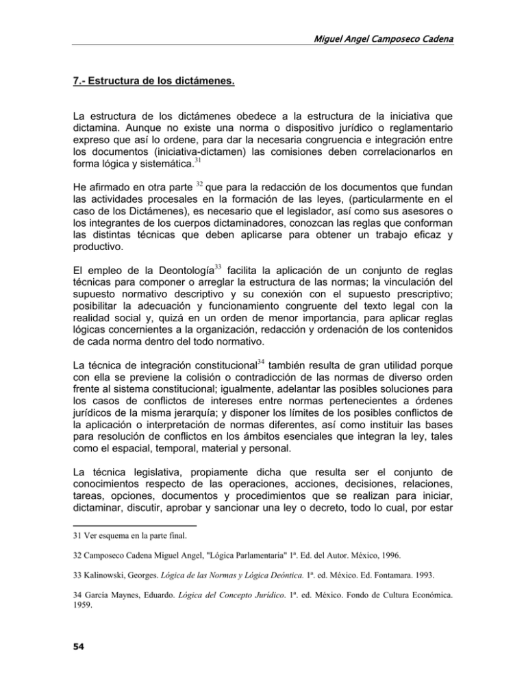 dictamenes estructura miguel camposeco