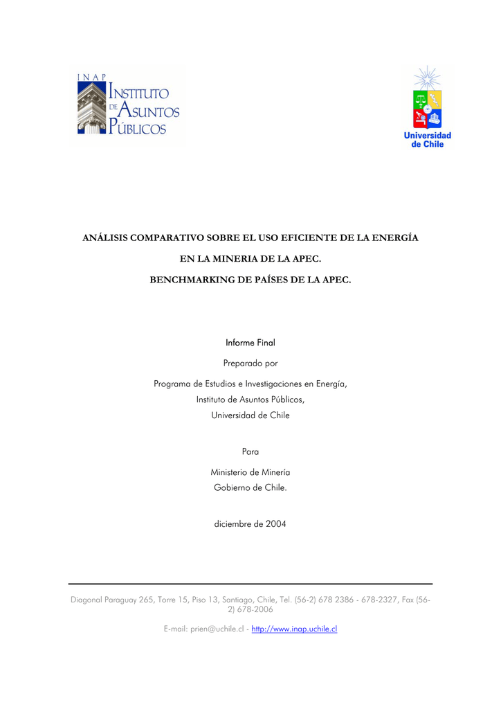 ANÁLISIS COMPARATIVO SOBRE EL USO EFICIENTE DE LA ENERGÍA