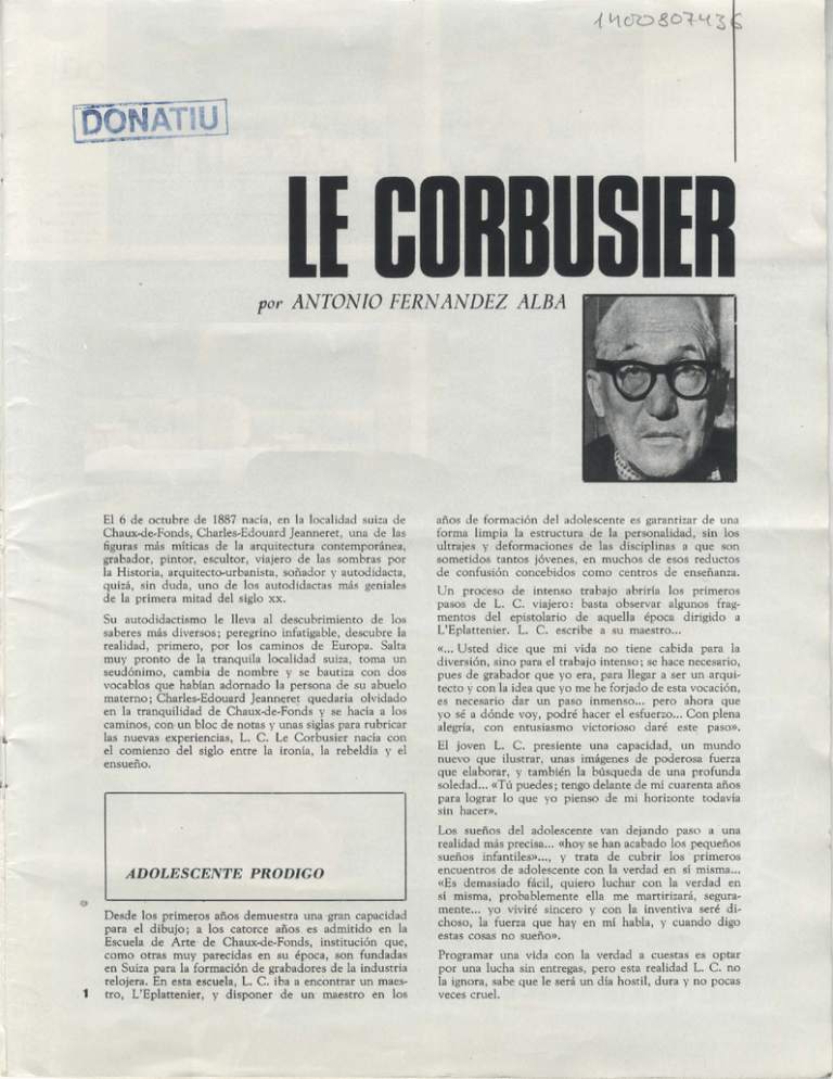 Fdez Alba Bio LeCorbusier