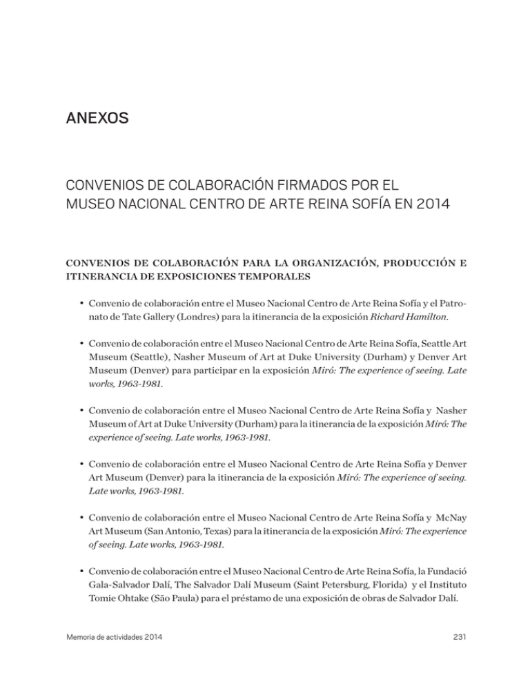 Anexo Convenios anexo-convenios