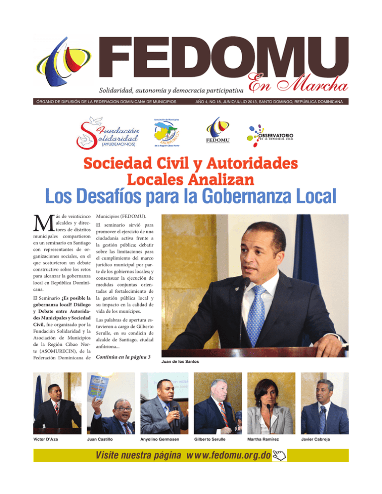 Fedomu en Marcha Junio 2013