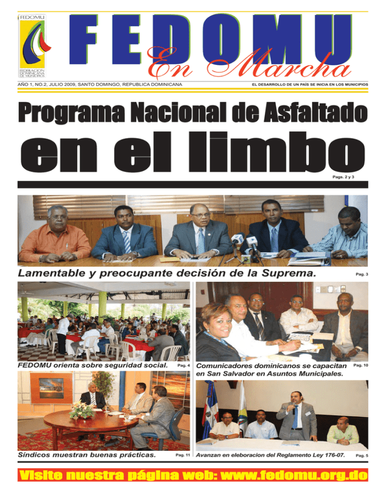 FEDOMU en Marcha julio 2009
