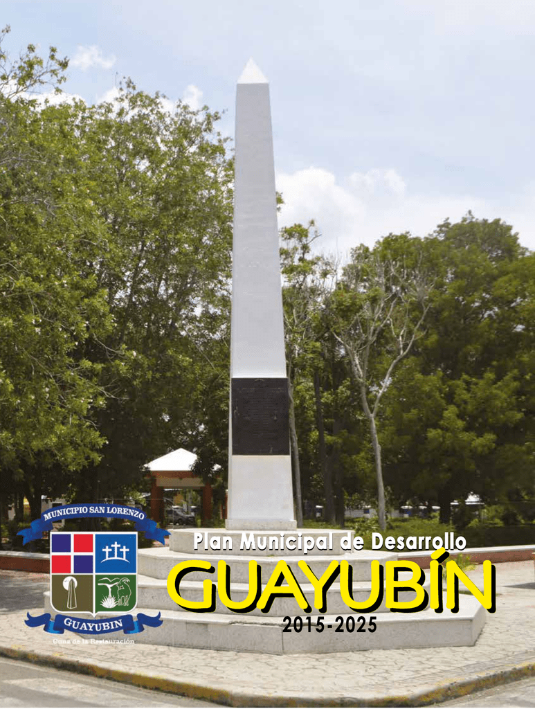 Plan Municipal de Desarrollo Guayubín 2015-2025