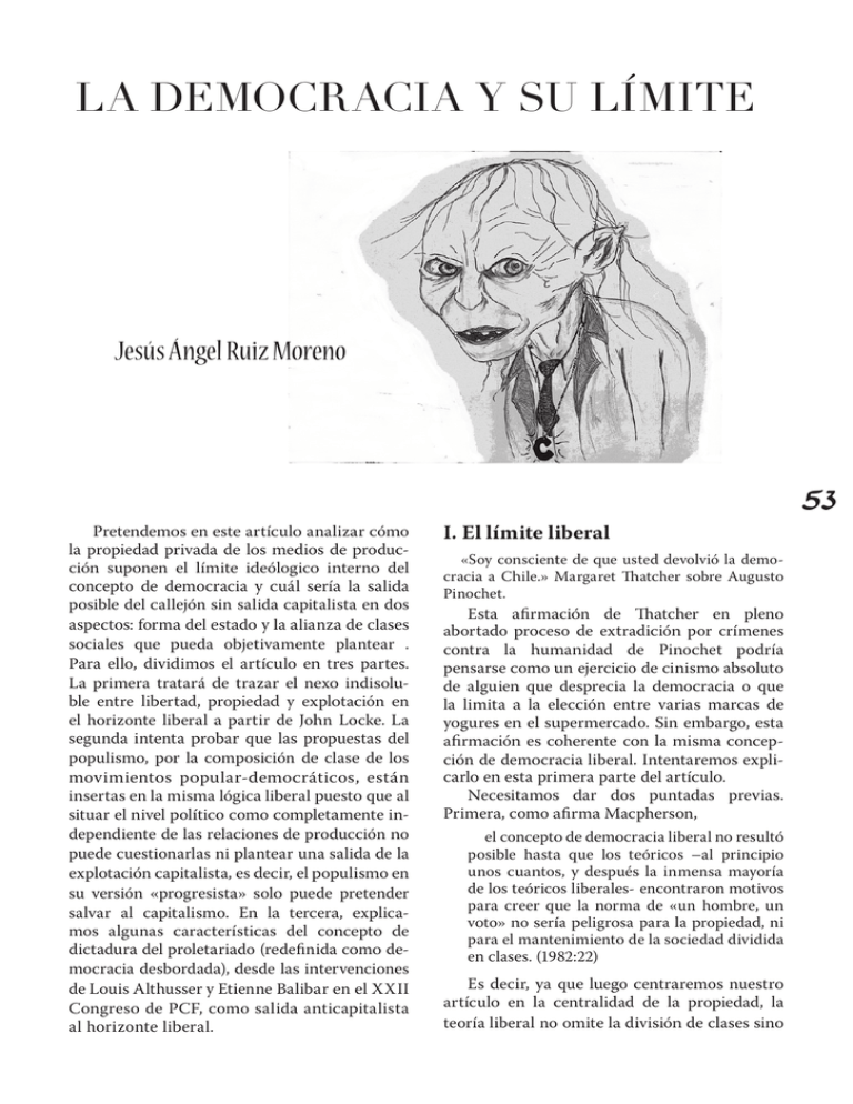 La Democracia Y Su Límite
