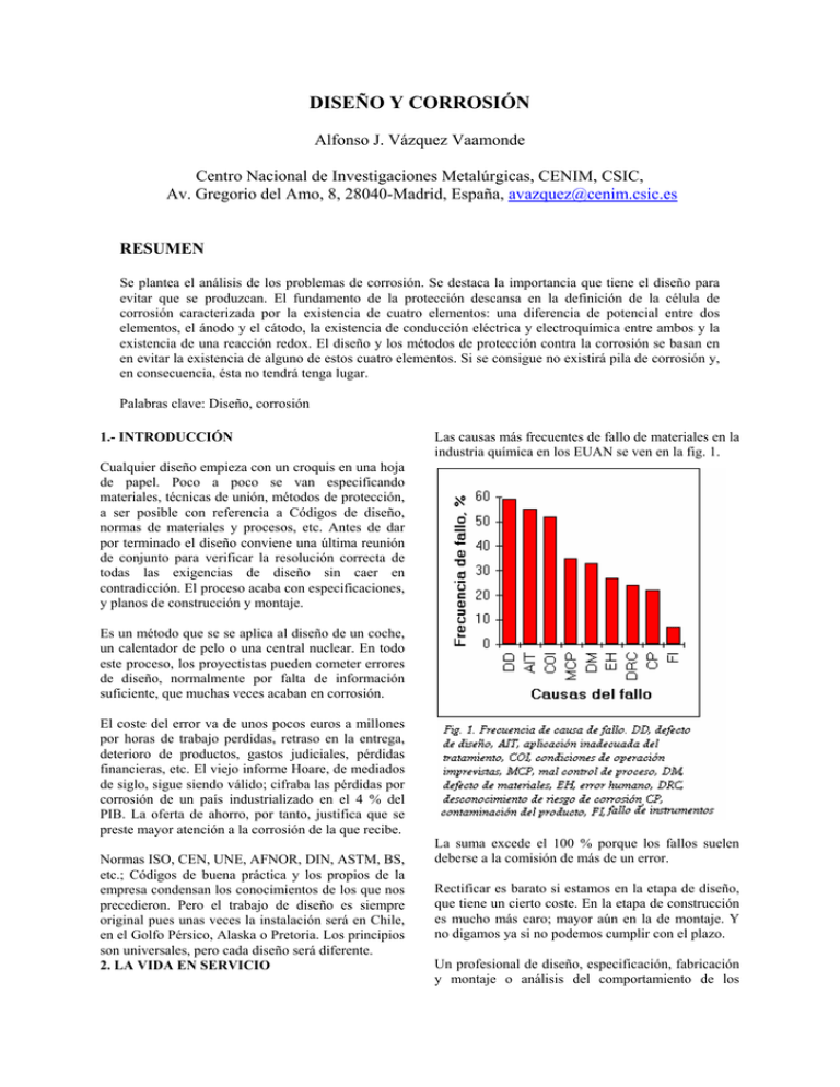 DISE O Y CORROSI N