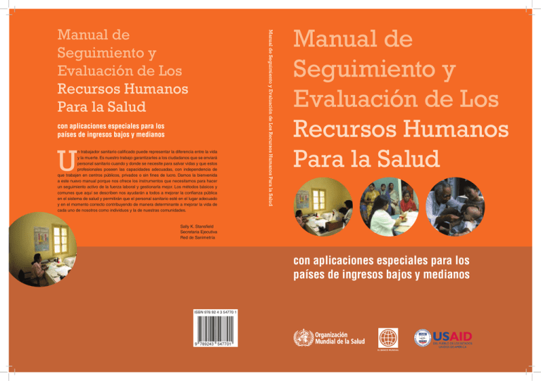 U Manual de Seguimiento y Evaluación de Los