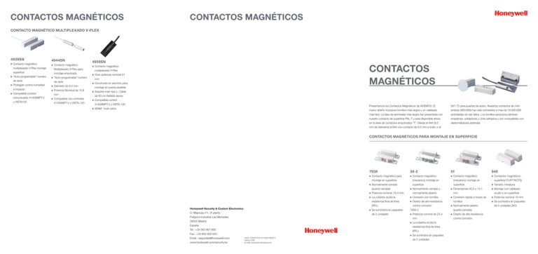 CONTACTOS 4939SN 4959SN