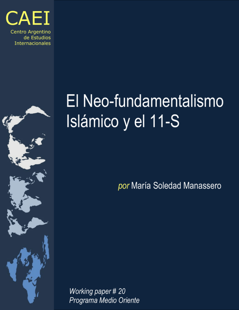 CAEI El Neo-fundamentalismo Islámico y el 11-S