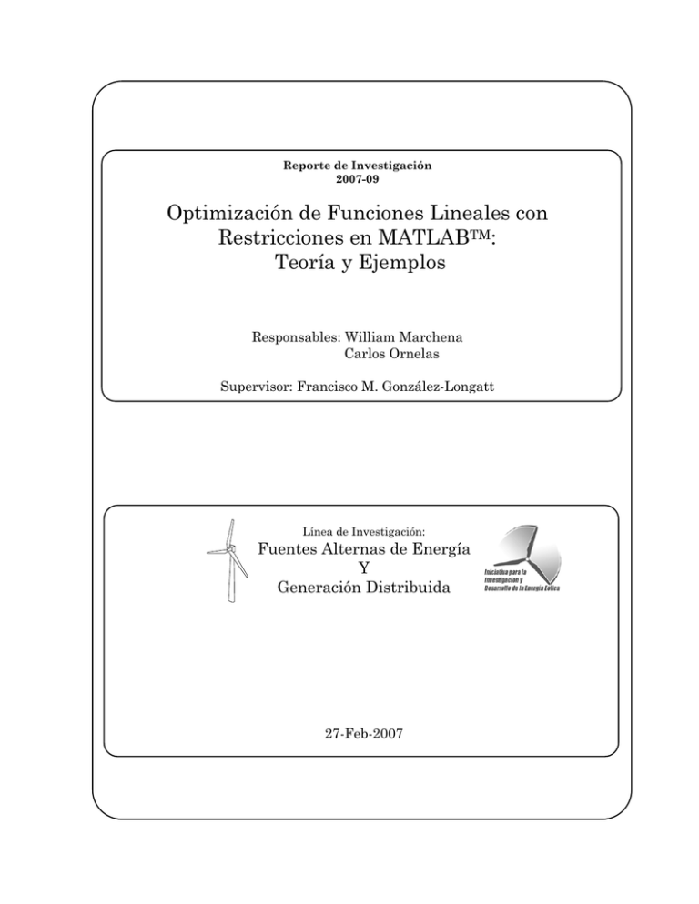 Optimización de Funciones Lineales con Restricciones en MATLAB: Teoría y Ejemplos