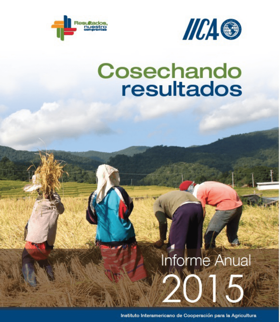 Informe anual 2015 del IICA