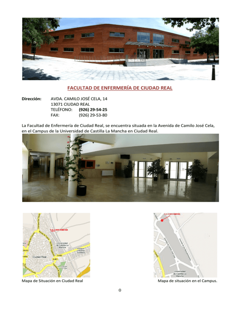FACULTAD DE ENFERMERÍA DE CIUDAD REAL