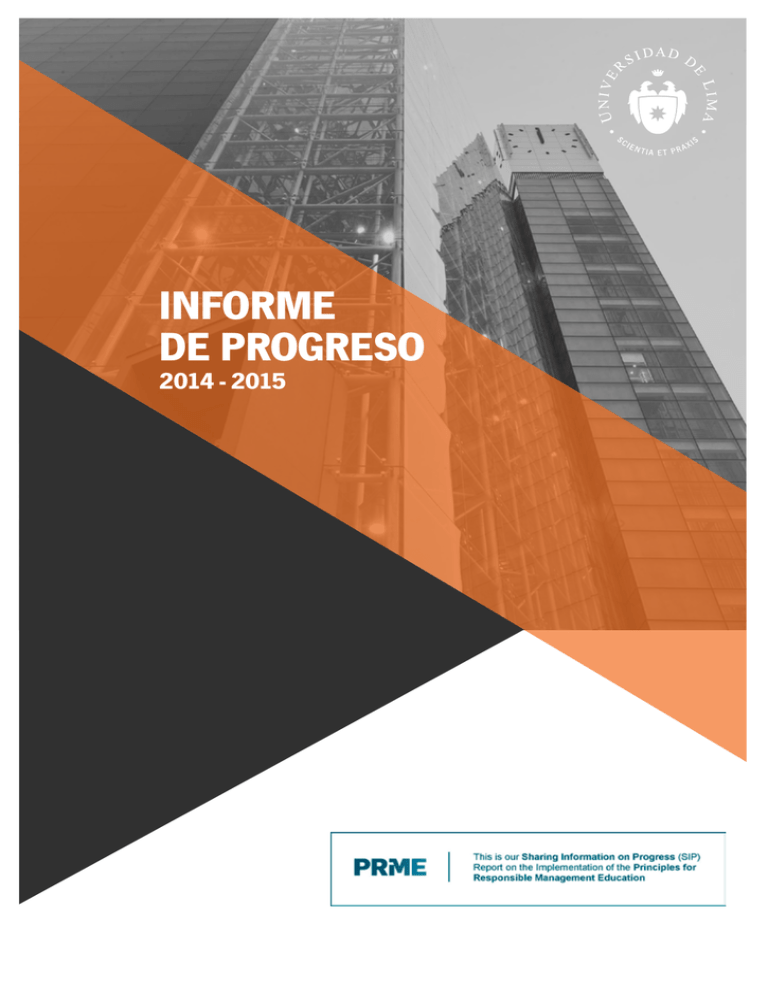 Informe de Progreso 2014 - 2015 - View Report