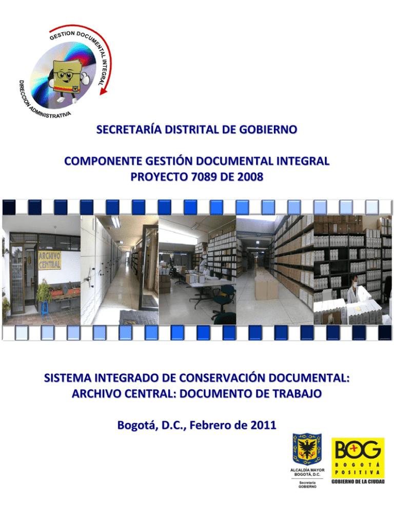 SISTEMA INTEGRADO DE CONSERVACION DOCUMENTAL