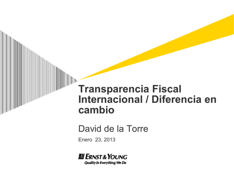 Presentaci n David De la Torre