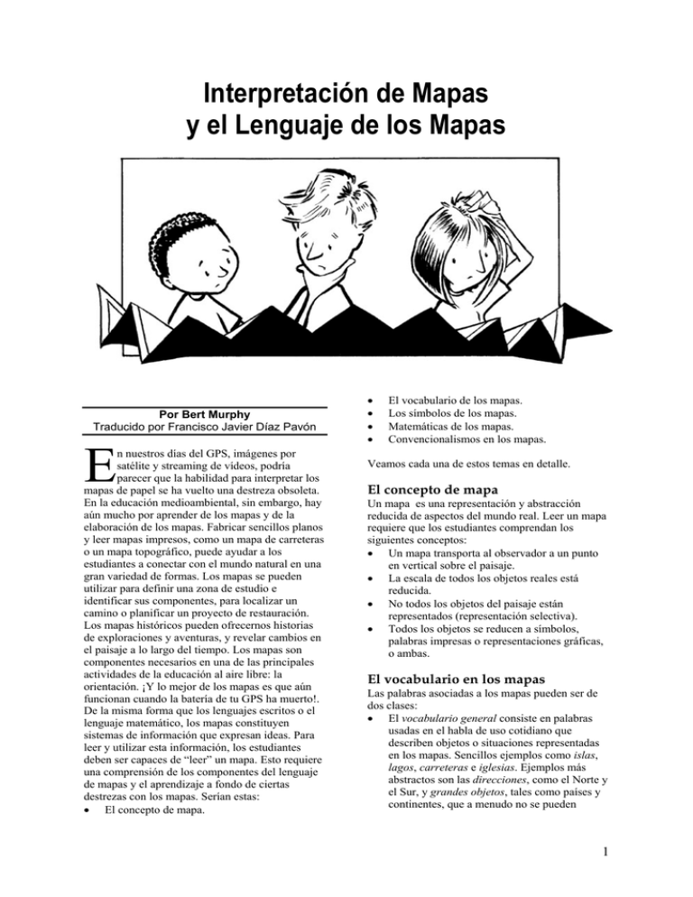 Interpretación de Mapas y el Lenguaje de los Mapas