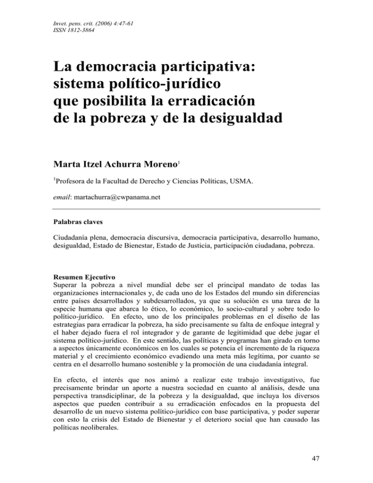 Democracia participativa contra la pobreza.pdf