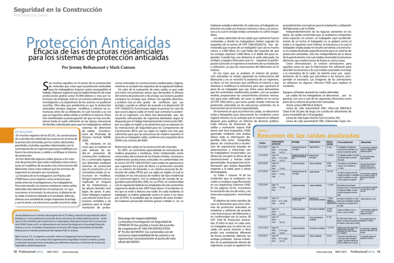 Eficacia de las estructuras residenciales para los sistemas de protecci n antica das Por Jeremy ...