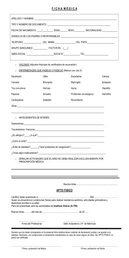 Descargar Formulario Médico