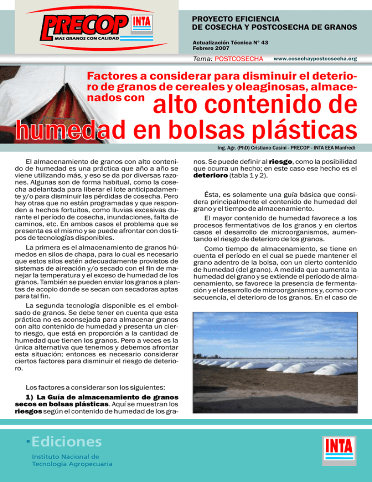 Factores a considerar para disminuir el deterio- nados con