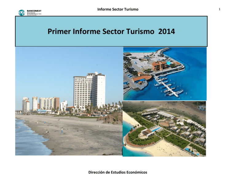 Primer Informe Sector Turismo 2014 Informe Sector Turismo 1