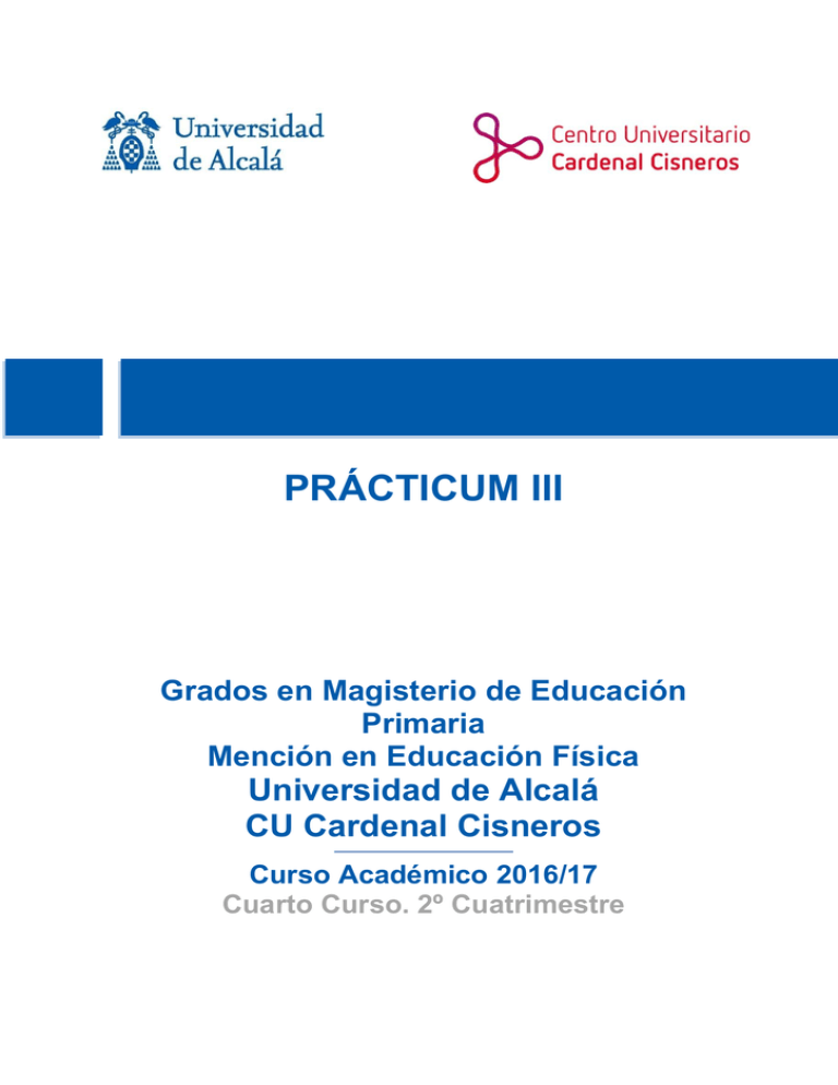 PRÁCTICUM III ESPECÍFICO DE LA MENCIÓN (520039)