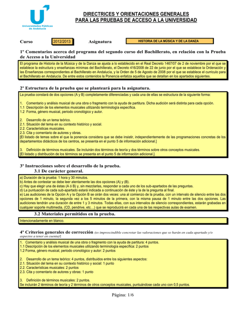 DIRECTRICES Y ORIENTACIONES GENERALES