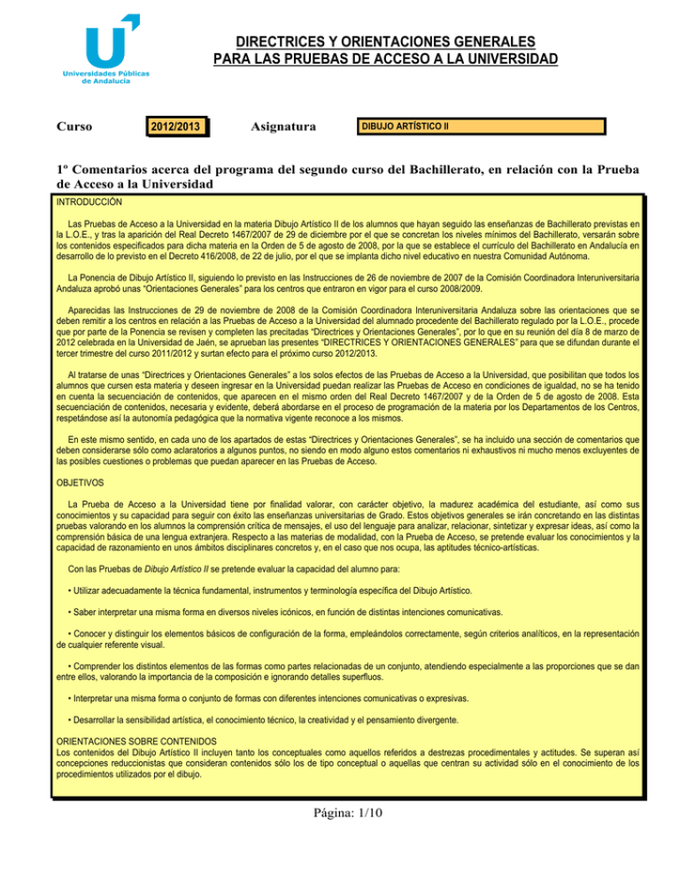 DIRECTRICES Y ORIENTACIONES GENERALES