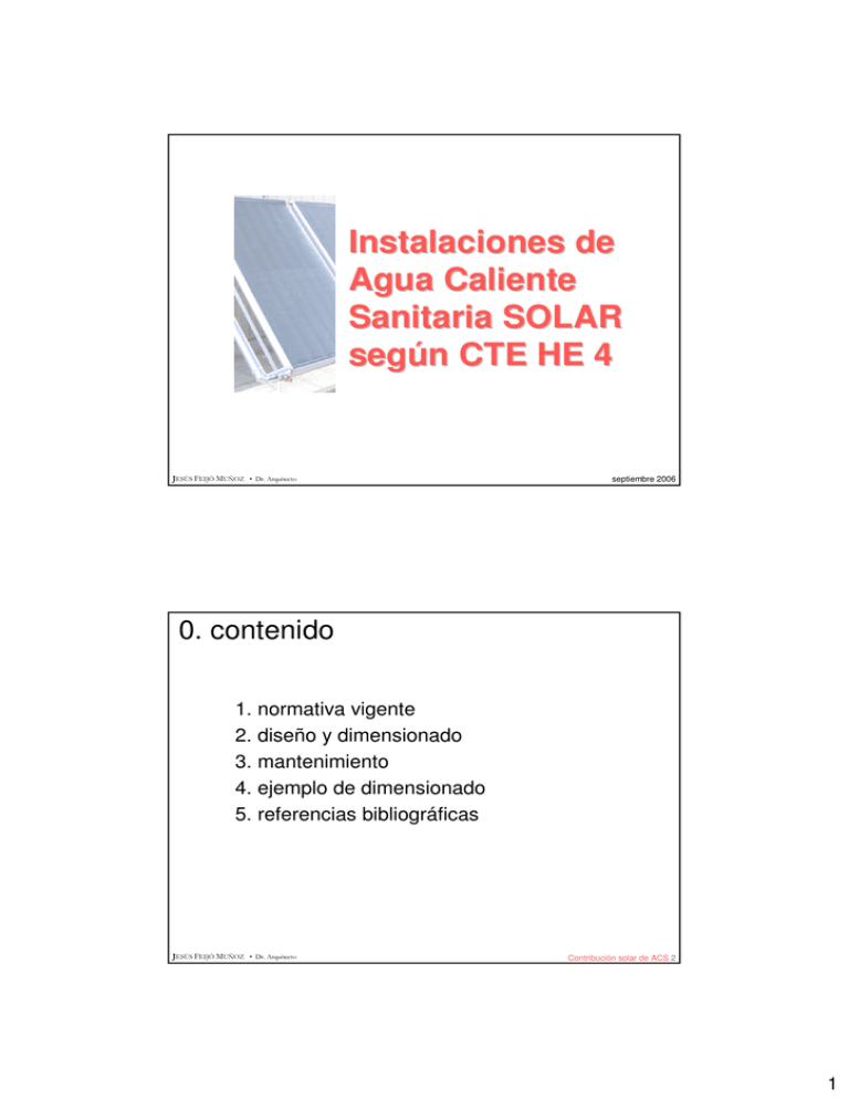 C lculo de instalaciones solares por el CTE_DB_HE4