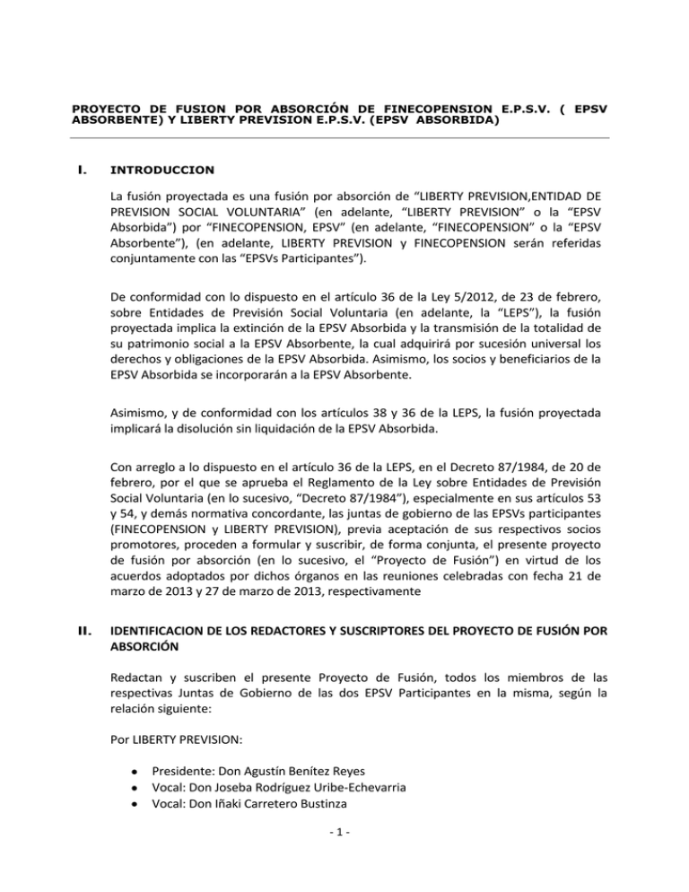 Proyecto de fusión completo