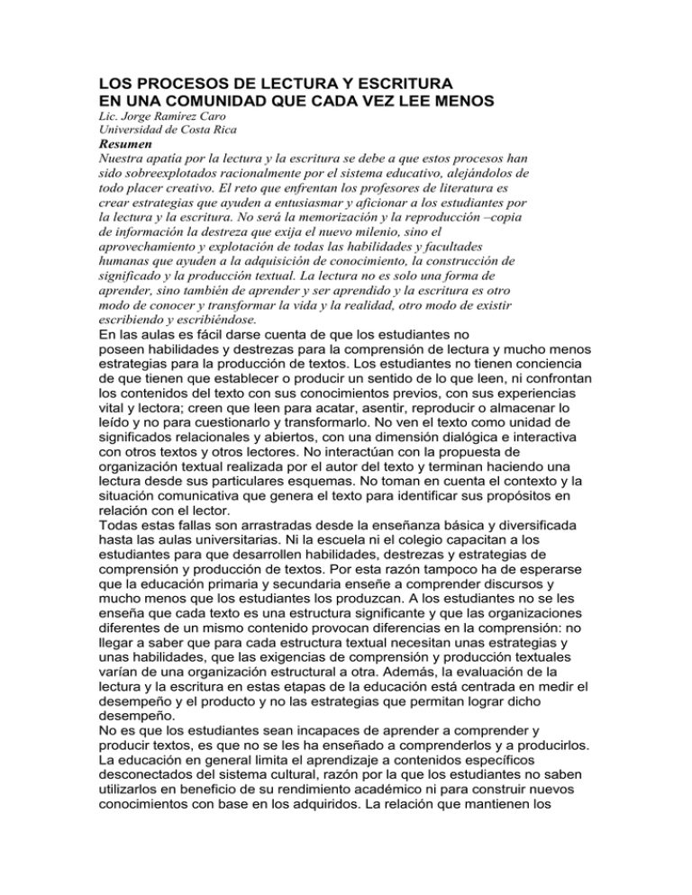 LOS PROCESOS DE LECTURA Y ESCRITURA.doc