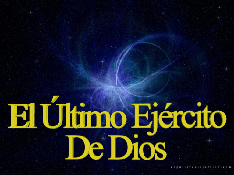 Los 144000 El Ej Rcito De Dios Los 144000 El Ej Rcito De Dios