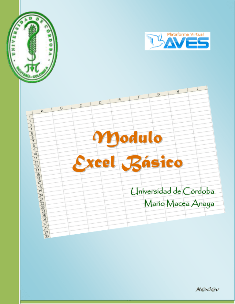 Modulo Excel Basico Unidades 1 2 y 3