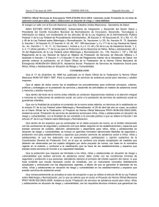NOM-032-SSA3-2010: Asistencia Social para Niños en México