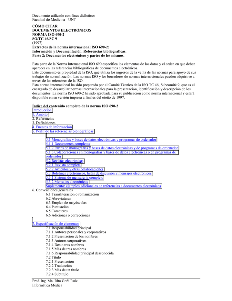 Documento Electr nico - Normas ISO