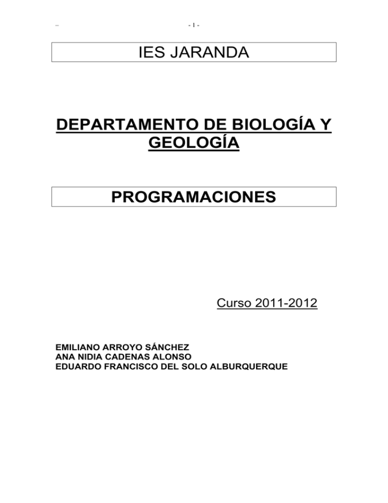 Programaciones 2011-2012