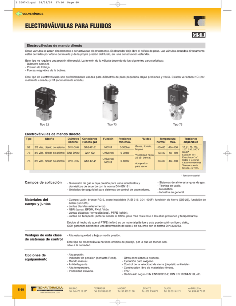 ElectrovÃ¡lvulas de mando directo (PDF)