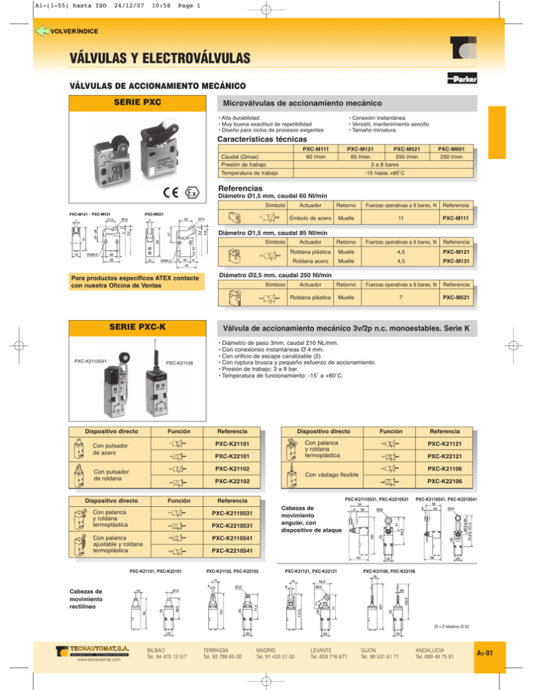 VÃ¡lvulas de accionamiento mecÃ¡nico (PDF)