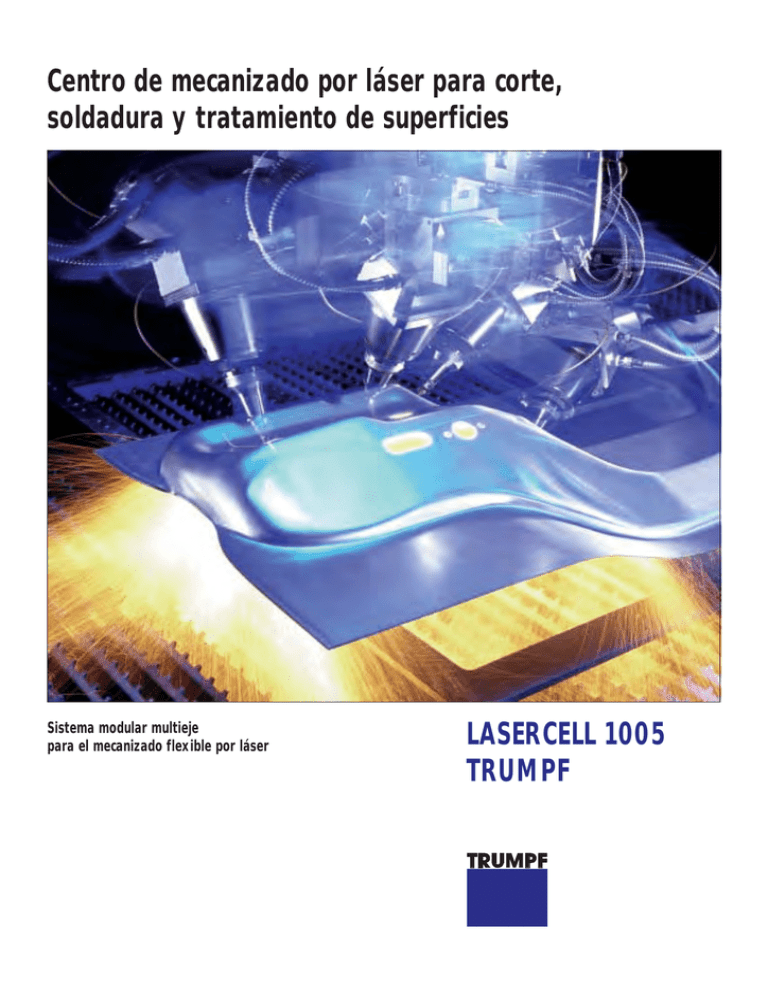 Sistema de corte para mod. Lasercell 1005 (PDF)