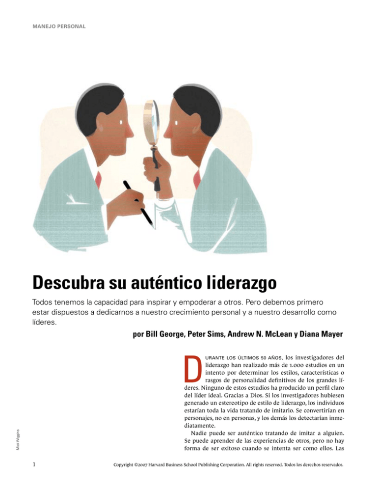 Descubra su auténtico liderazgo