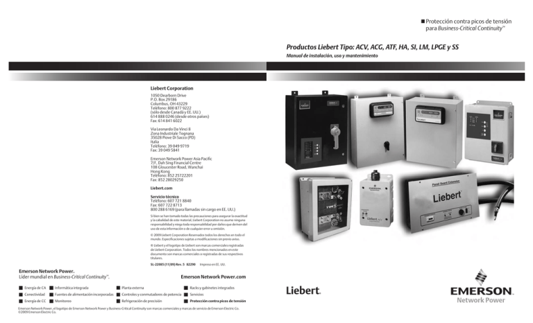 Liebert (SL-22085) (Spanish)