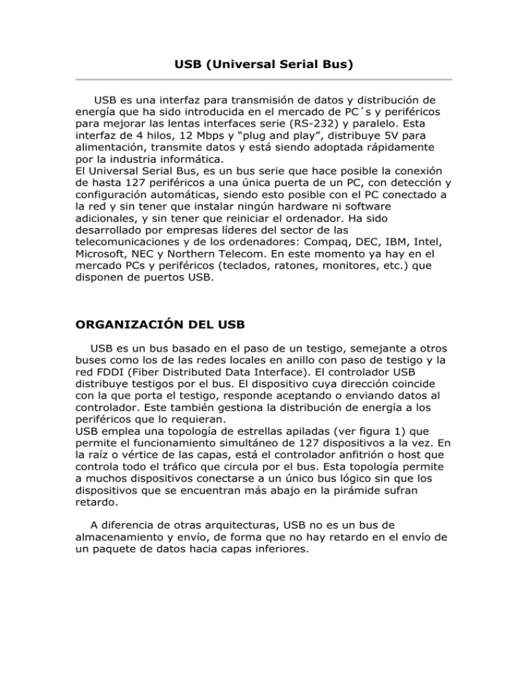 USB (Universal Serial Bus)