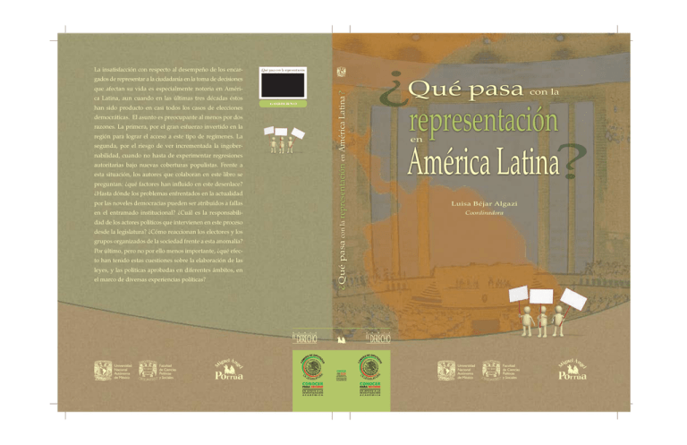 ¿QUÉ PASA CON LA REPRESENTACIÓN EN AMÉRICA LATINA?.