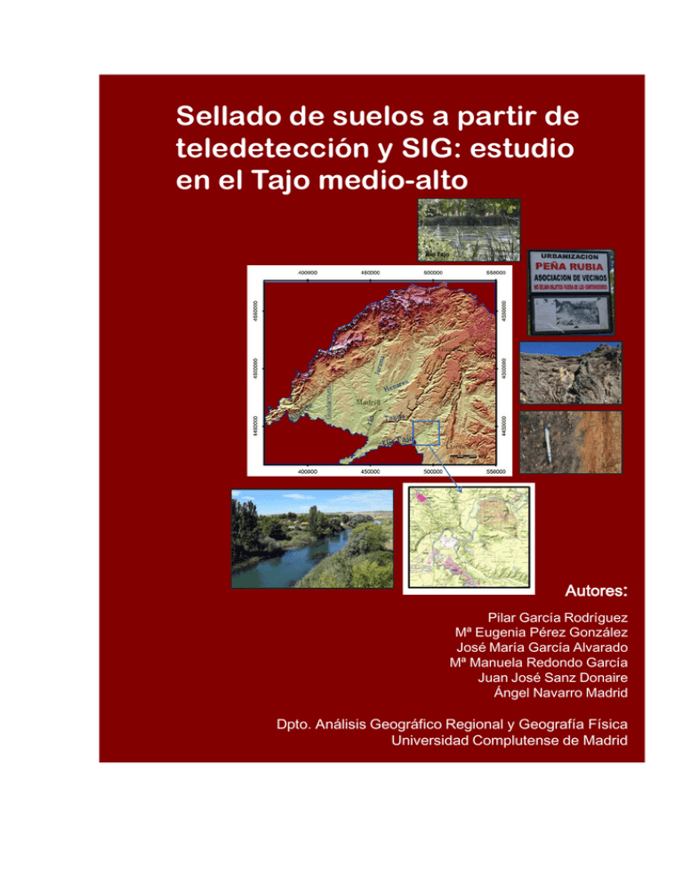 Sellado de suelos a partir de teledetección y SIG: estudio