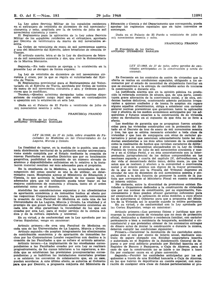 una ley de 1968