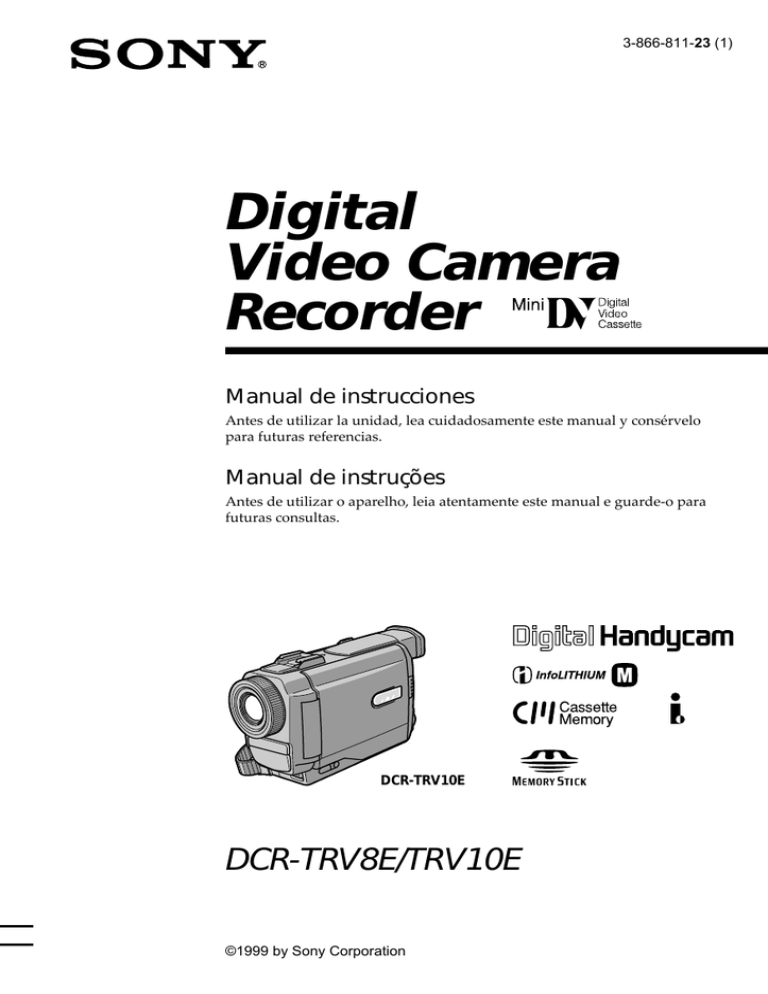 Digital Video Camera Recorder Manual de instrucciones