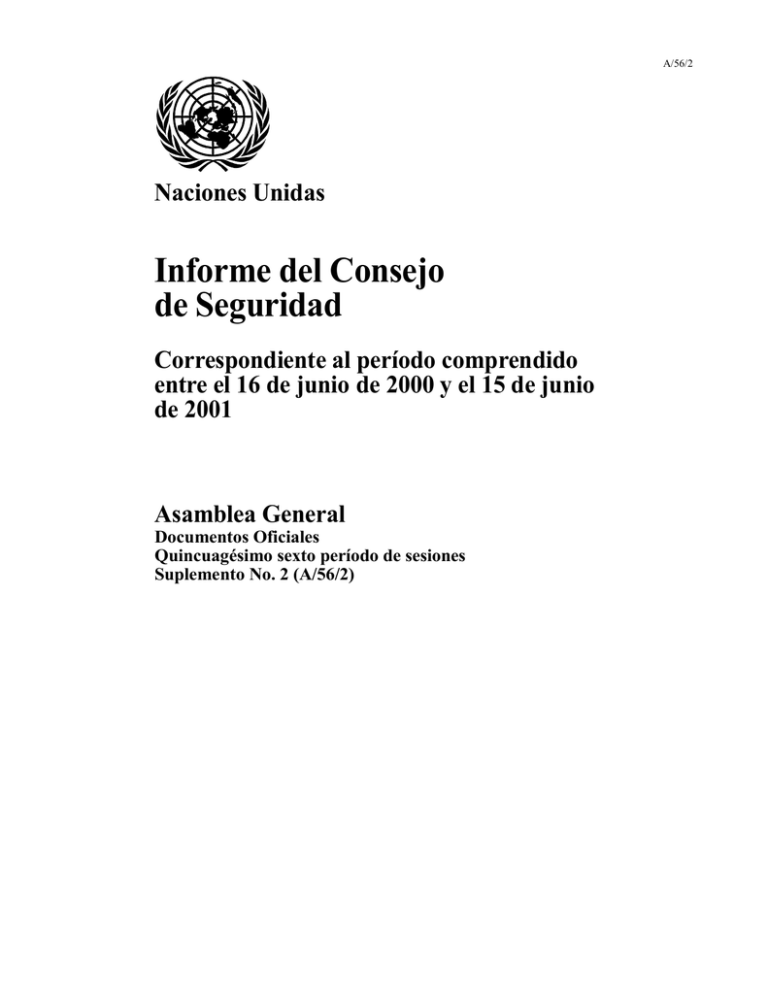 Informe del CS a la AG